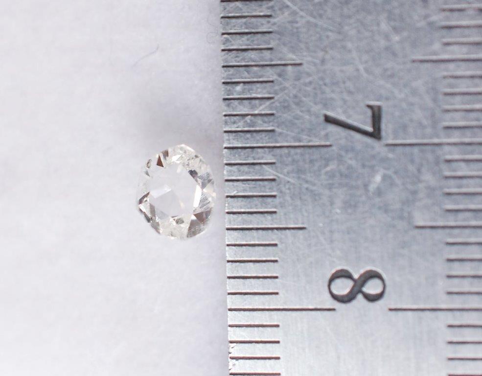 代購代標第一品牌－樂淘letao－【100円～】レア！ローズカット！天然ダイヤ 0.465ct G SI1