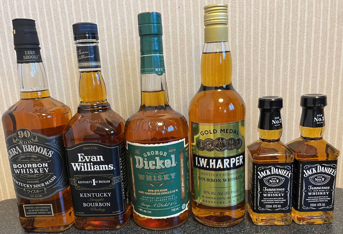 Yahoo!オークション - バーボン 色々6本セット 0702