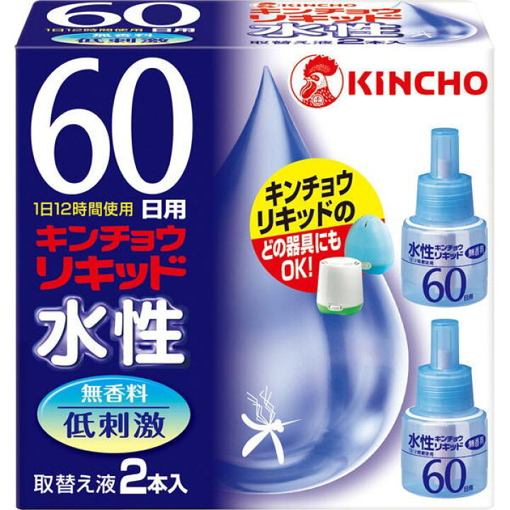 Yahoo!オークション - KINCHO 水性キンチョウ リキッド 60日 無臭性 取...