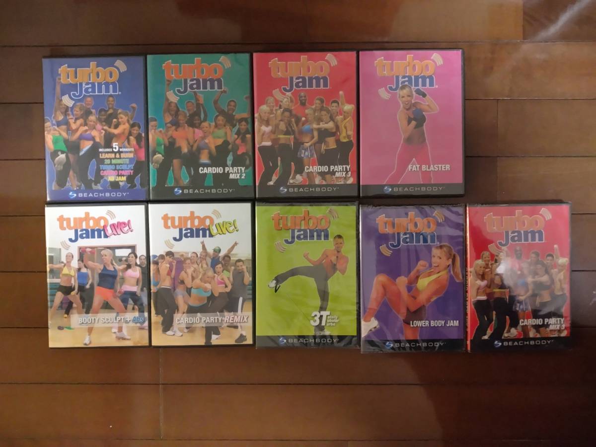 Yahoo!オークション - turbojam ターボジャム DVD8セット cardio party...