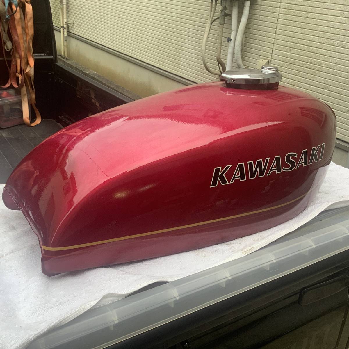 Yahoo!オークション - 当時 国内 KH400 S52 A4 パープル 純正オリジナ...