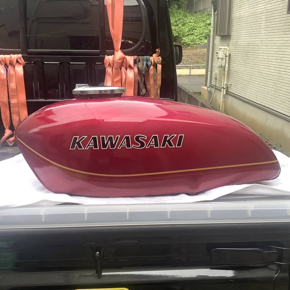 Yahoo!オークション - 当時 国内 KH400 S52 A4 パープル 純正オリジナ...