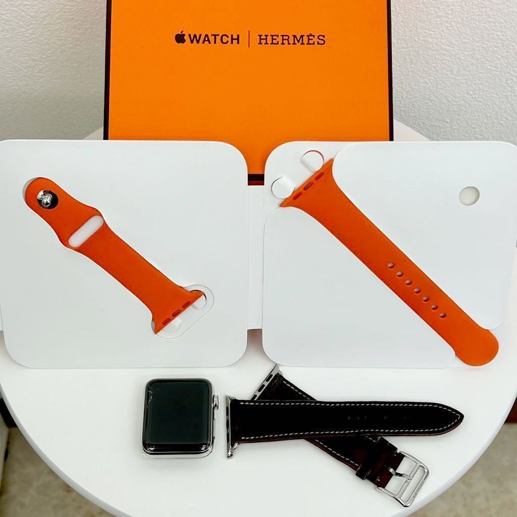 Yahoo!オークション - エルメス HERMES 42㎜ Apple Watch アップルウォ...