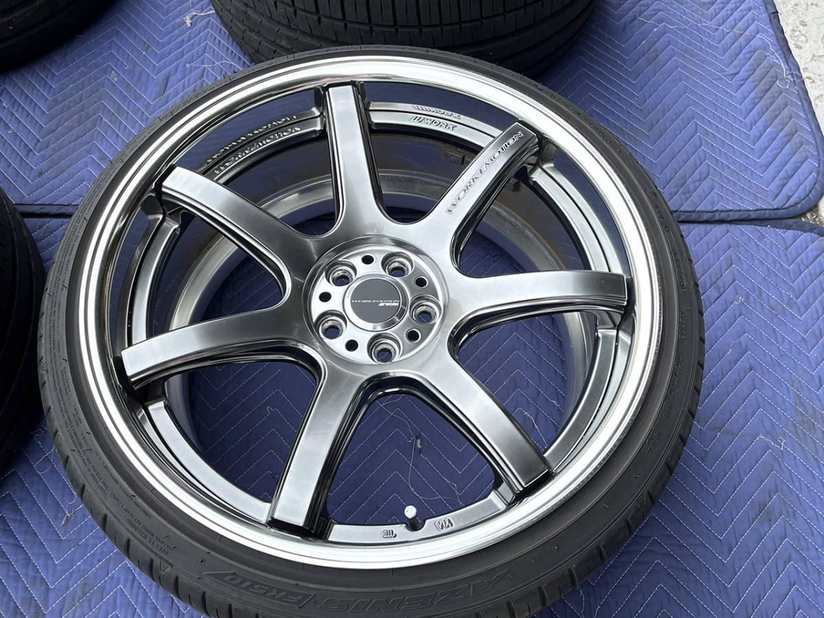 Yahoo!オークション - ワーク エモーション T7R 2P 19インチ 9.5J イ...