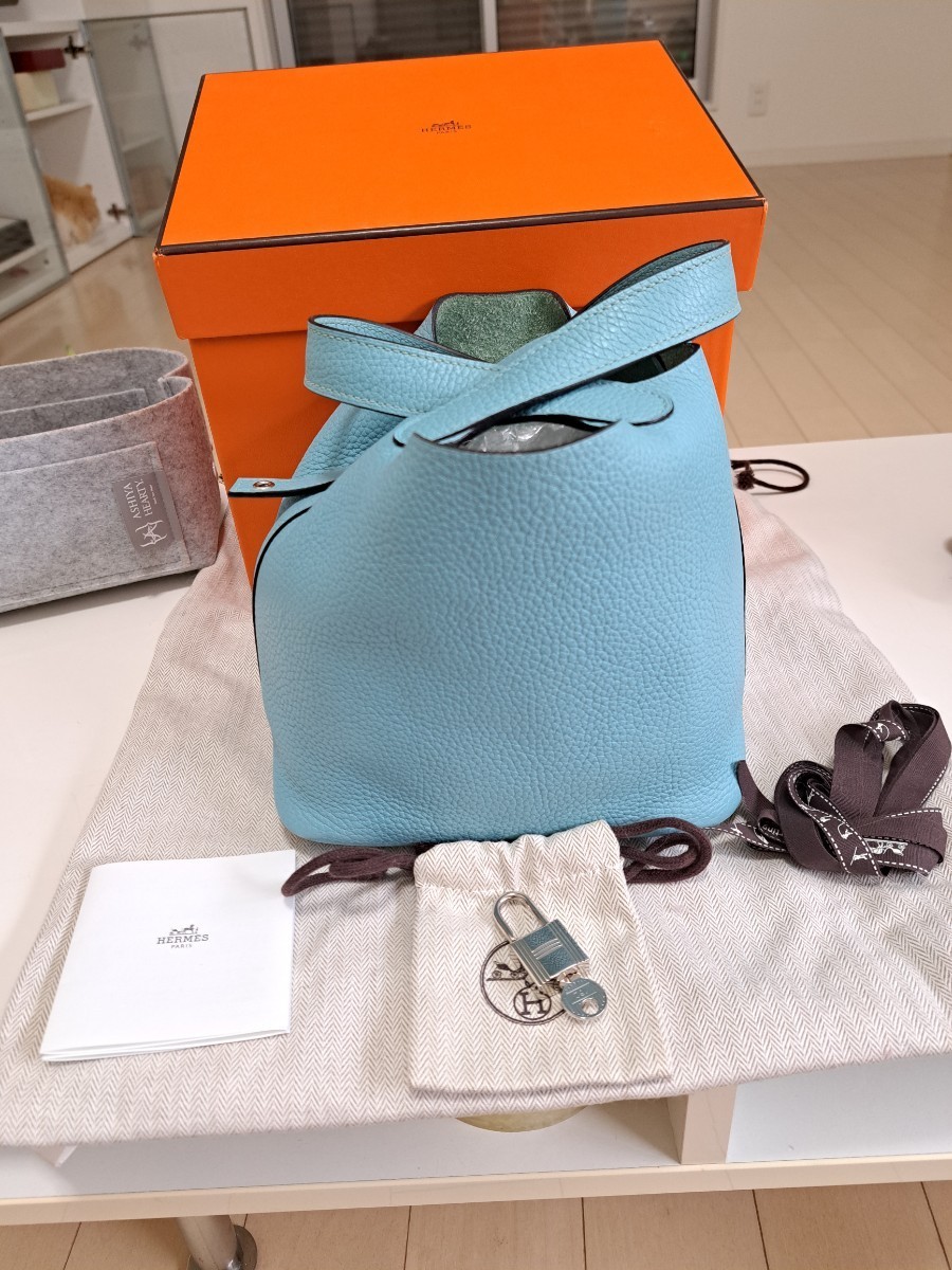 日本代購代標第一品牌【樂淘letao】-エルメス ピコタンロック Pm ブルーアトール Hermes