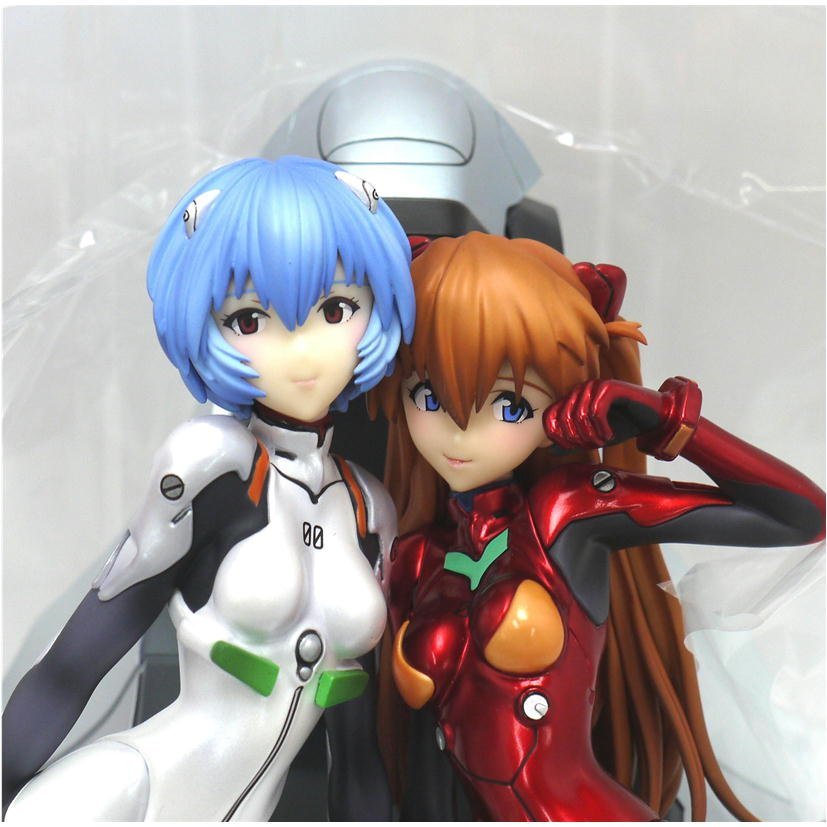 代購代標第一品牌－樂淘letao－【EVASTORE限定カラー/美品】新世紀エヴァンゲリオン レイ＆アスカ twinmore Object 彩色済完成品 ユニオンクリエイティブ【69】