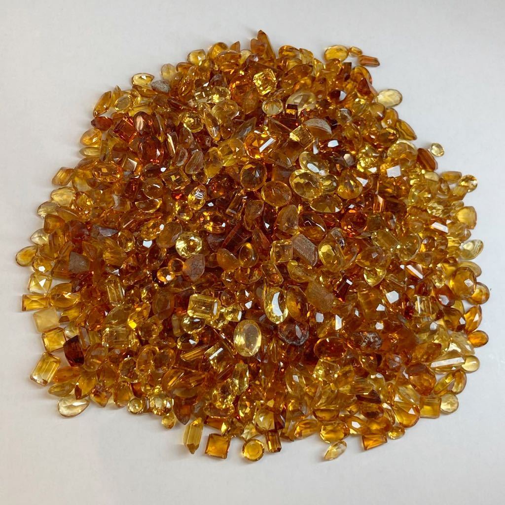 Yahoo!オークション - 大量 [天然シトリンおまとめ600ct]U ルース 裸...