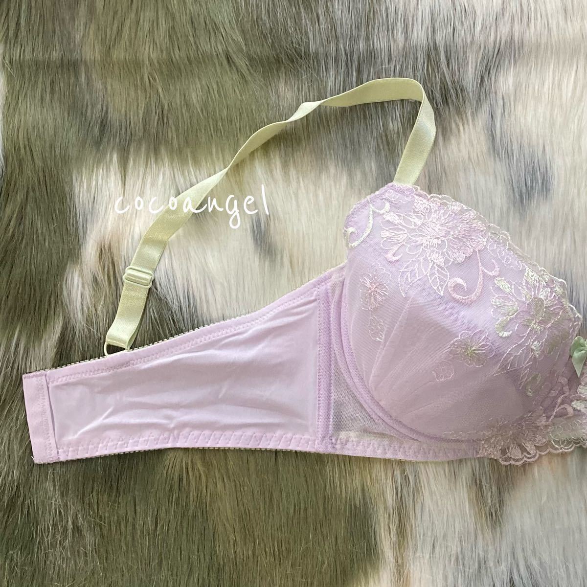 Yahoo!オークション - 【G85-LL パープル系】上下セット 新品 ブラ&シ...