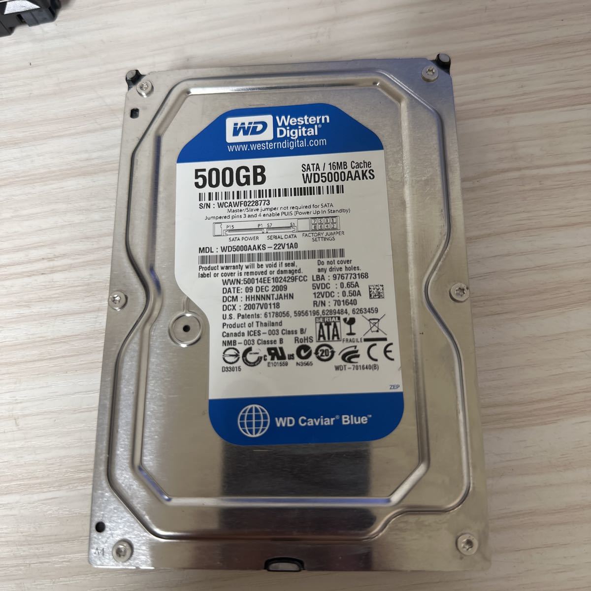 Yahoo!オークション - Q82 (動作保証/使用0時間) WDC 3.5インチHDD WD5...