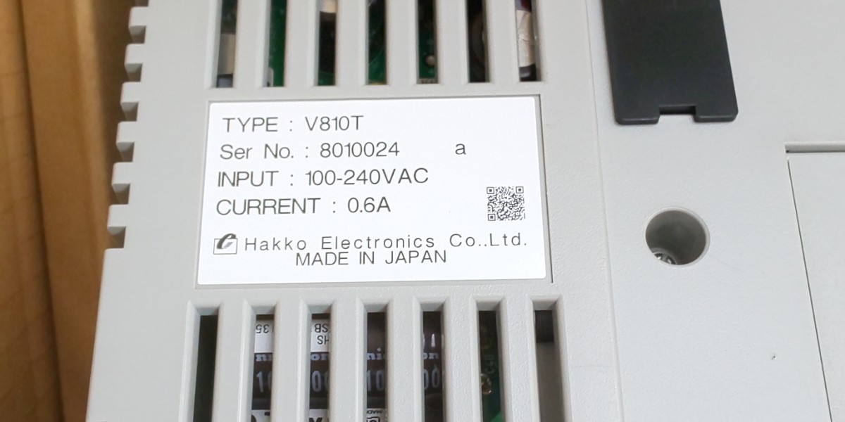 Yahoo!オークション - 発紘電機 (富士電機) V810T ② 動作品 タッ...