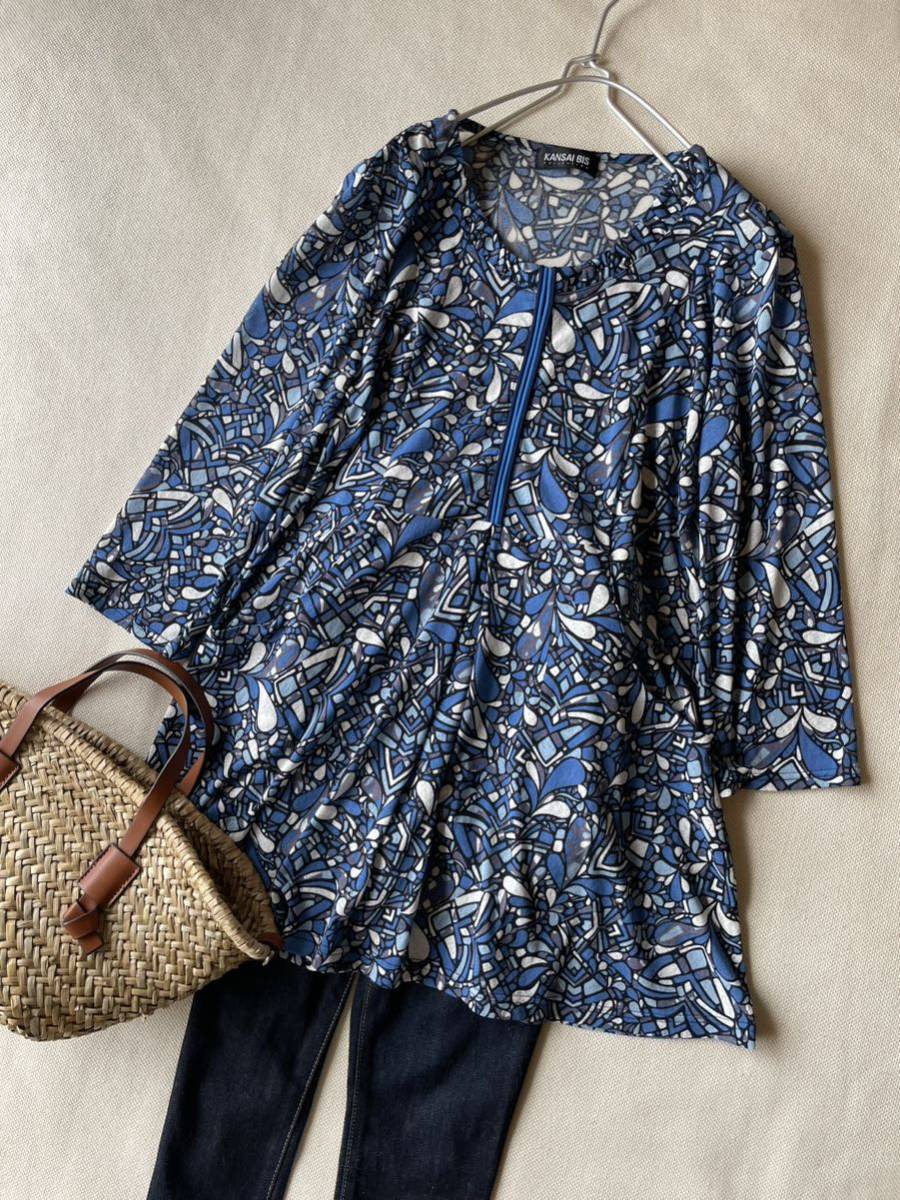 Yahoo!オークション - カンサイビス KANSAI BIS デザインチュニック 9 ...