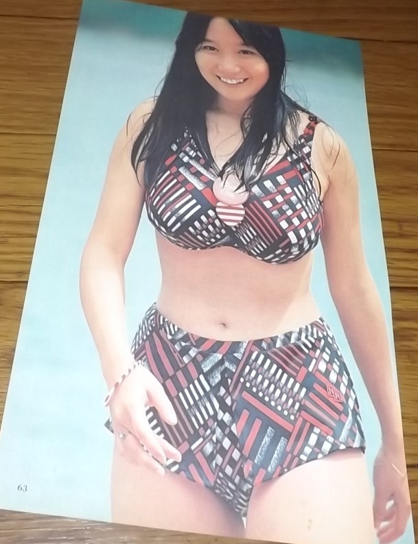 代購代標第一品牌－樂淘letao－★70年代女優【アグネス・チャン】水着9ページ切抜き 送料180円