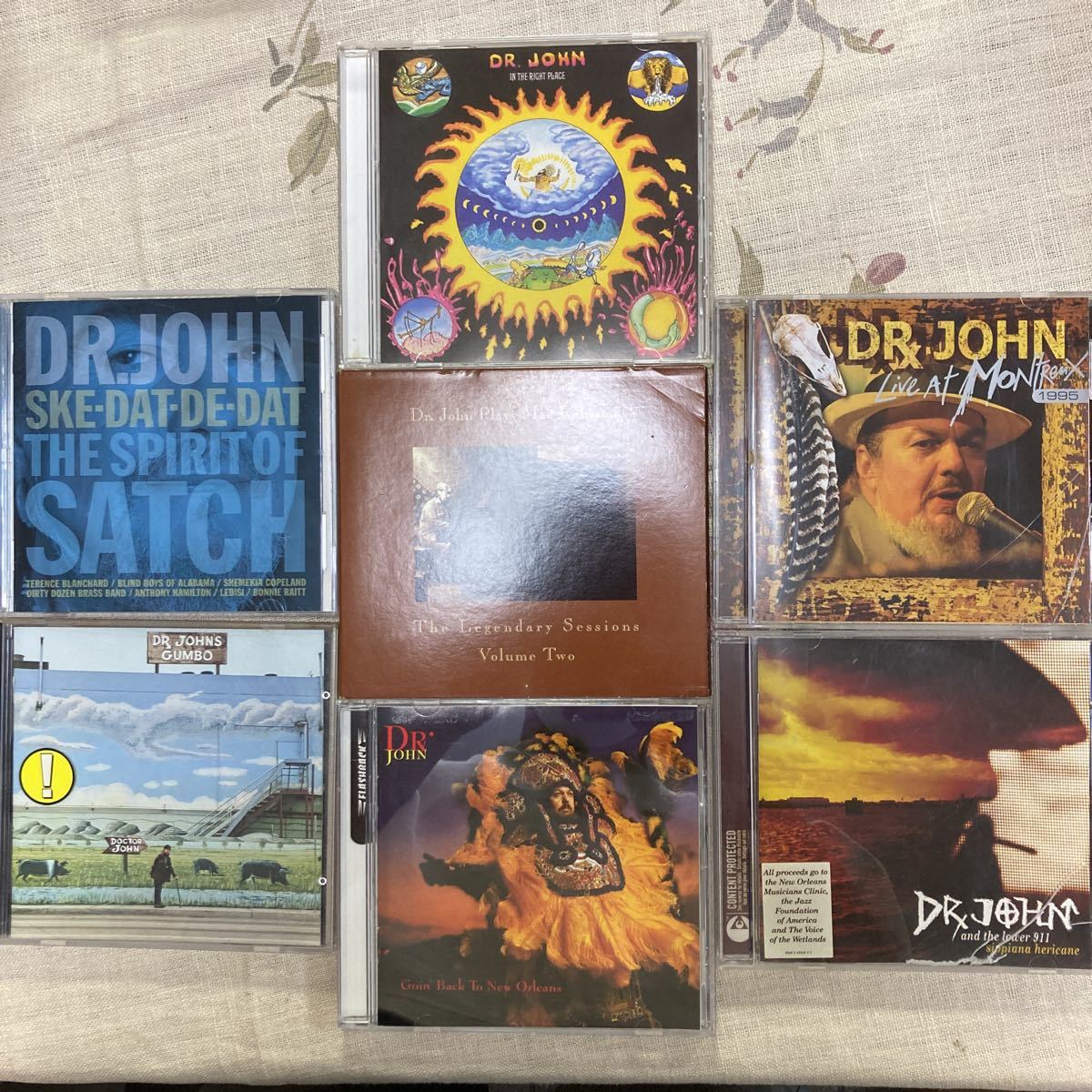 Yahoo!オークション - A886 Dr.JOHN CD 7枚まとめ売り ドクタージョン ...