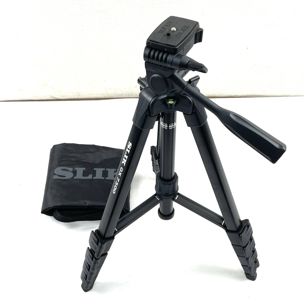 Yahoo!オークション - SLIK 5段三脚 GX7500 ソフトケース付き スリック...