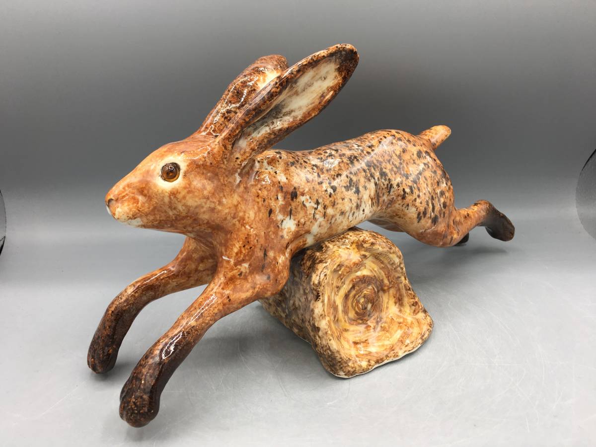 目が合う ケンジントンキャット サイズ5 野ウサギ 茶色 置物 フィギュリン洋風|売買されたオークション情報、yahooの商品情報をアーカイブ公開 オークファン()