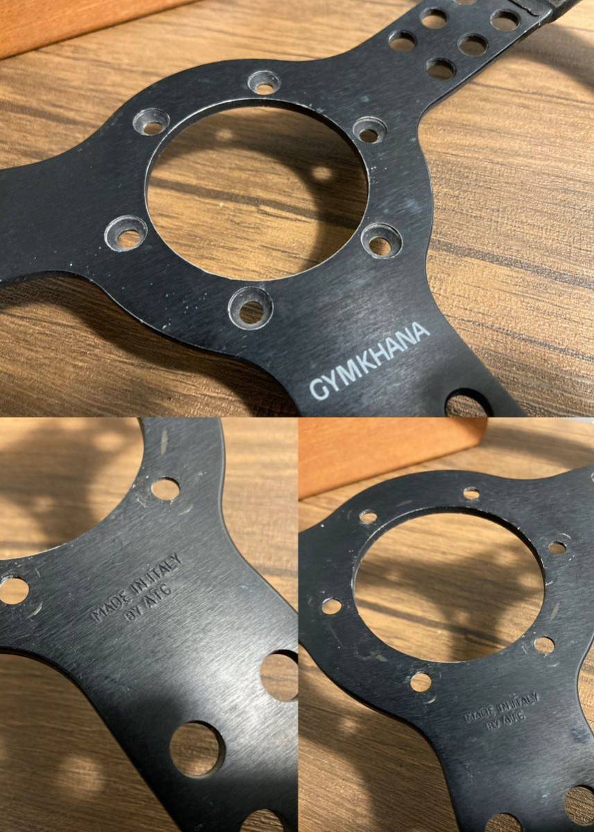 RAZOレッツォ GYMKHANAジムカーナ ATC ステアリング バックスキン MOMOモモNARDIナルディitalvolantiパーソナル な当時物 旧車 JDM(ステアリング、ハンドル ...