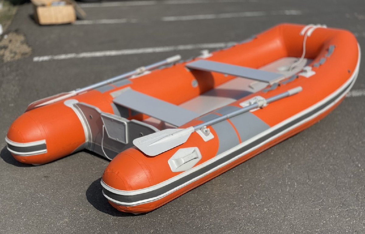 代購代標第一品牌－樂淘letao－★JOYCRAFT ジョイクラフト 4人乗 ゴムボート JEL-305 BRAVO BST12HP DC12Vポンプ×2個 足踏みポンプ パドル 未使用バルブ ...