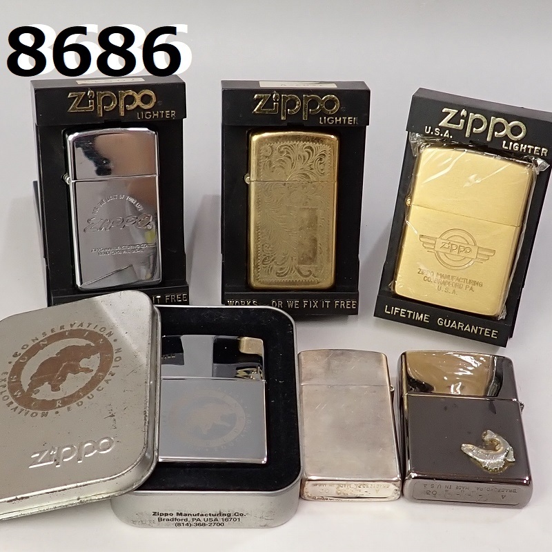 Yahoo!オークション - FK-8686 デッドストックなど ZIPPO ジッポーライ...