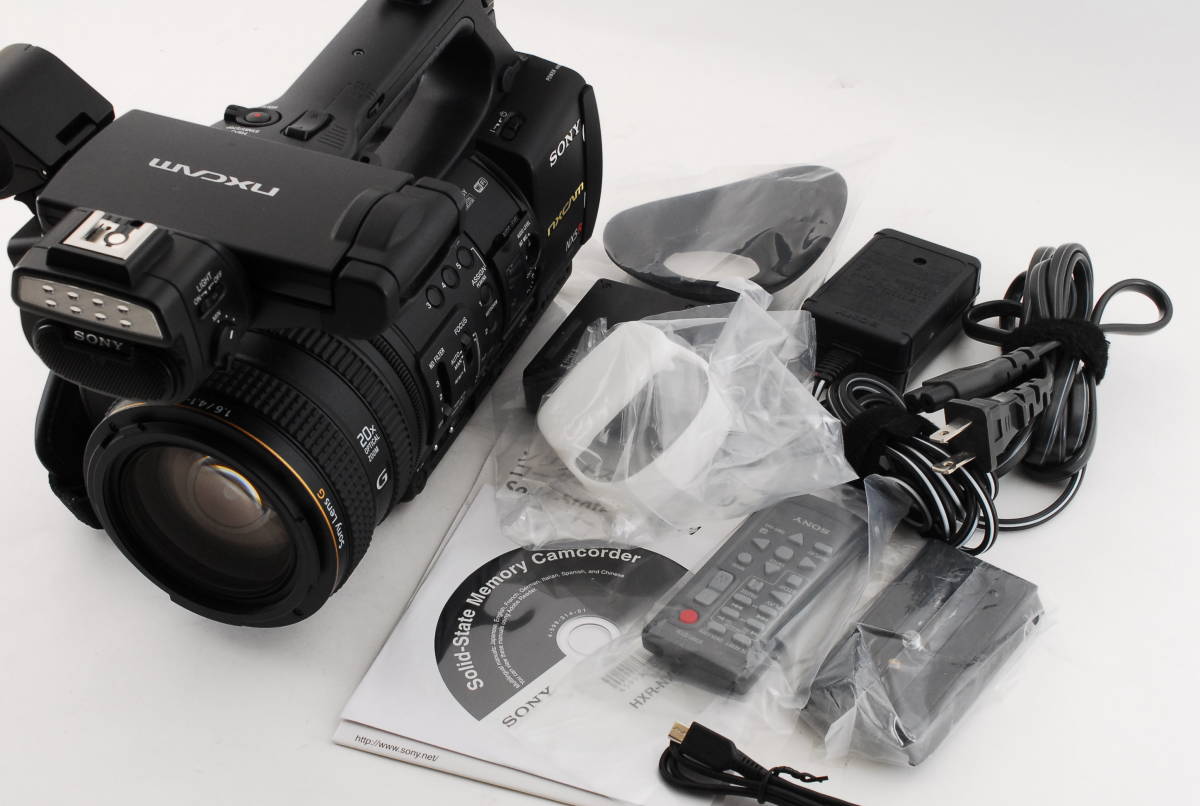 Yahoo!オークション - Sony ソニー NXCAM HXR-NX5R 実働480h 放送用 業...