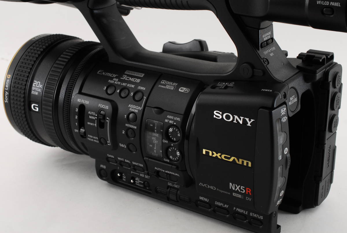 Yahoo!オークション - Sony ソニー NXCAM HXR-NX5R 実働480h 放送用 業...