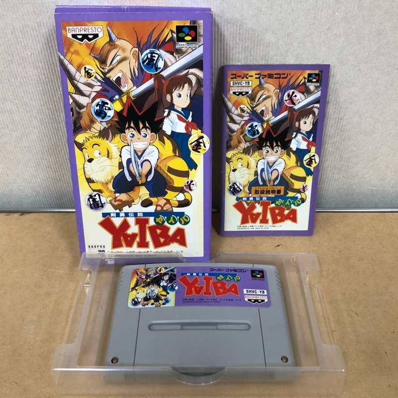Yahoo!オークション - 230301sk230790 SFC 剣勇伝説 YAIBA ヤイバ 箱・...
