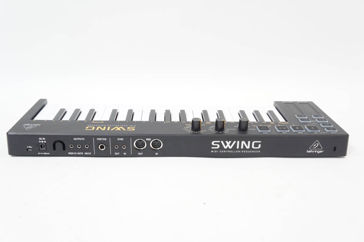 BEHRINGER SWING ミニ鍵盤 USB MIDIキーボード CV/Gate SYNC対応 BEHRINGER SWING ミニ鍵盤 USB MIDIキーボード CV/Gate SYNC対応