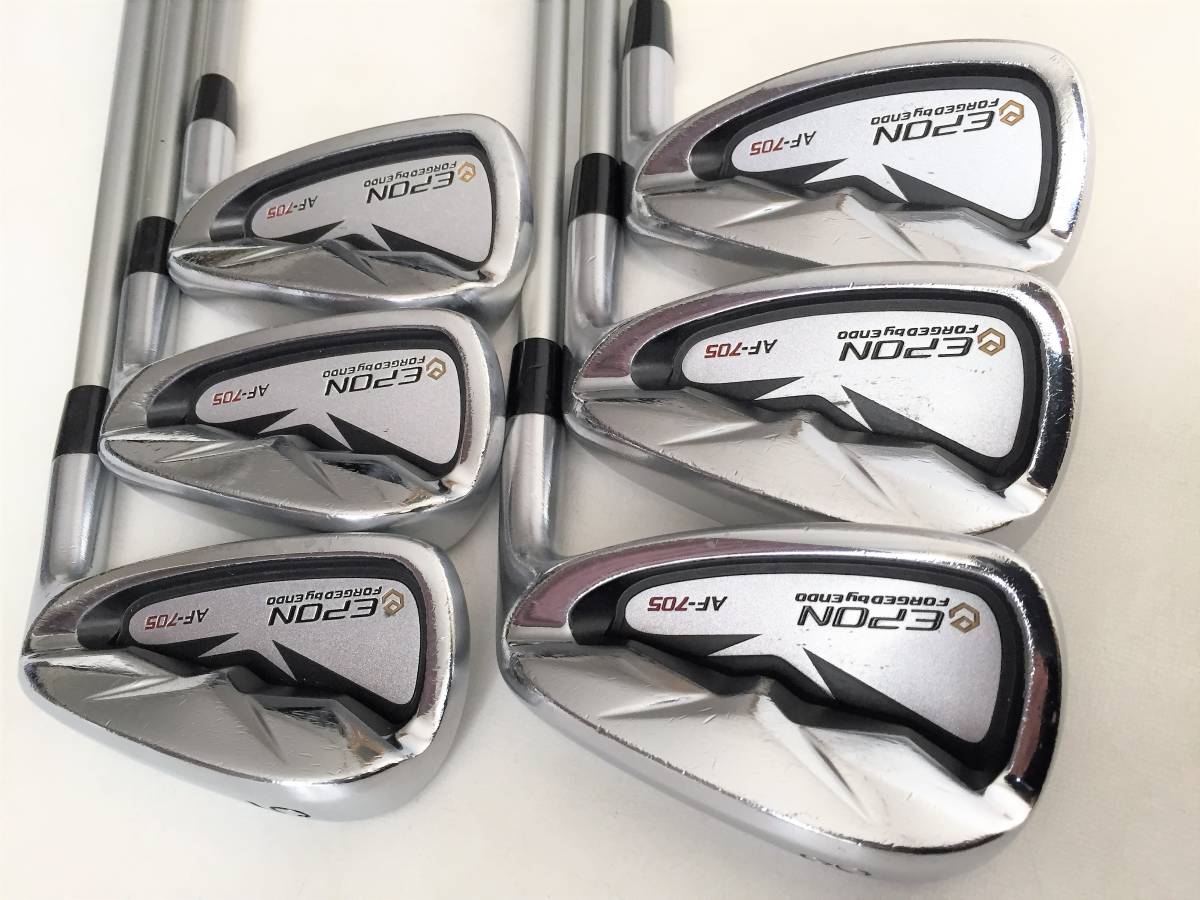 Yahoo!オークション - エポン EPON AF-705 アイアン 5-PW 6本 MCI 100-...