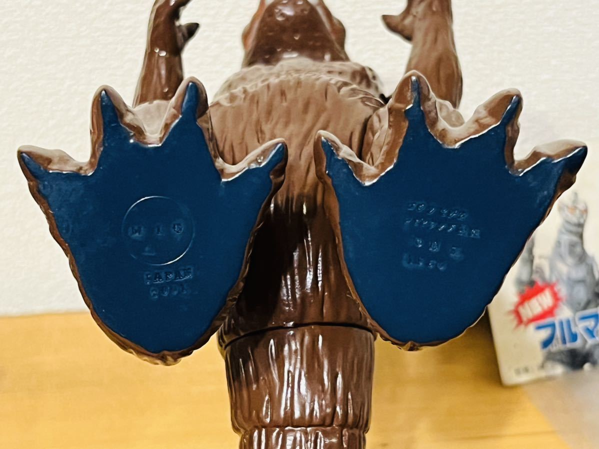 代購代標第一品牌－樂淘letao－M1号 世紀の大怪獸ブルマァクの怪獸シリーズゴジラ1954 紺成型 茶くるみ ソフビ