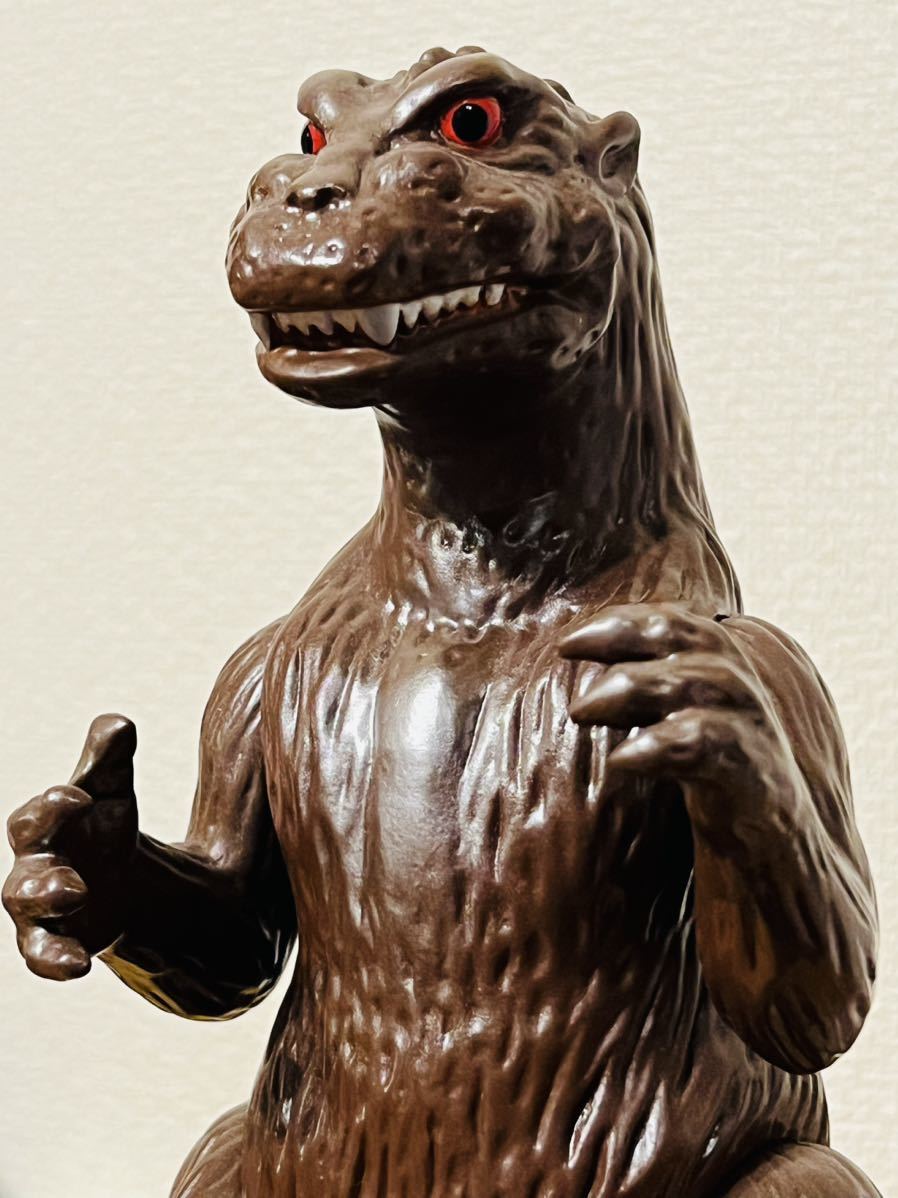 代購代標第一品牌－樂淘letao－M1号 世紀の大怪獸ブルマァクの怪獸シリーズゴジラ1954 紺成型 茶くるみ ソフビ