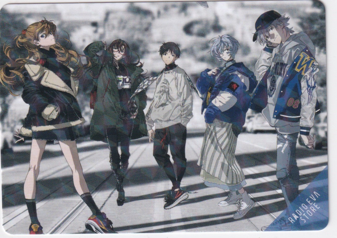 代購代標第一品牌－樂淘letao－エヴァンゲリオン RADIO EVA ラジオエヴァ キラカード 碇シンジ 綾波レイ 式波アスカ 真希波マリ 渚カヲル