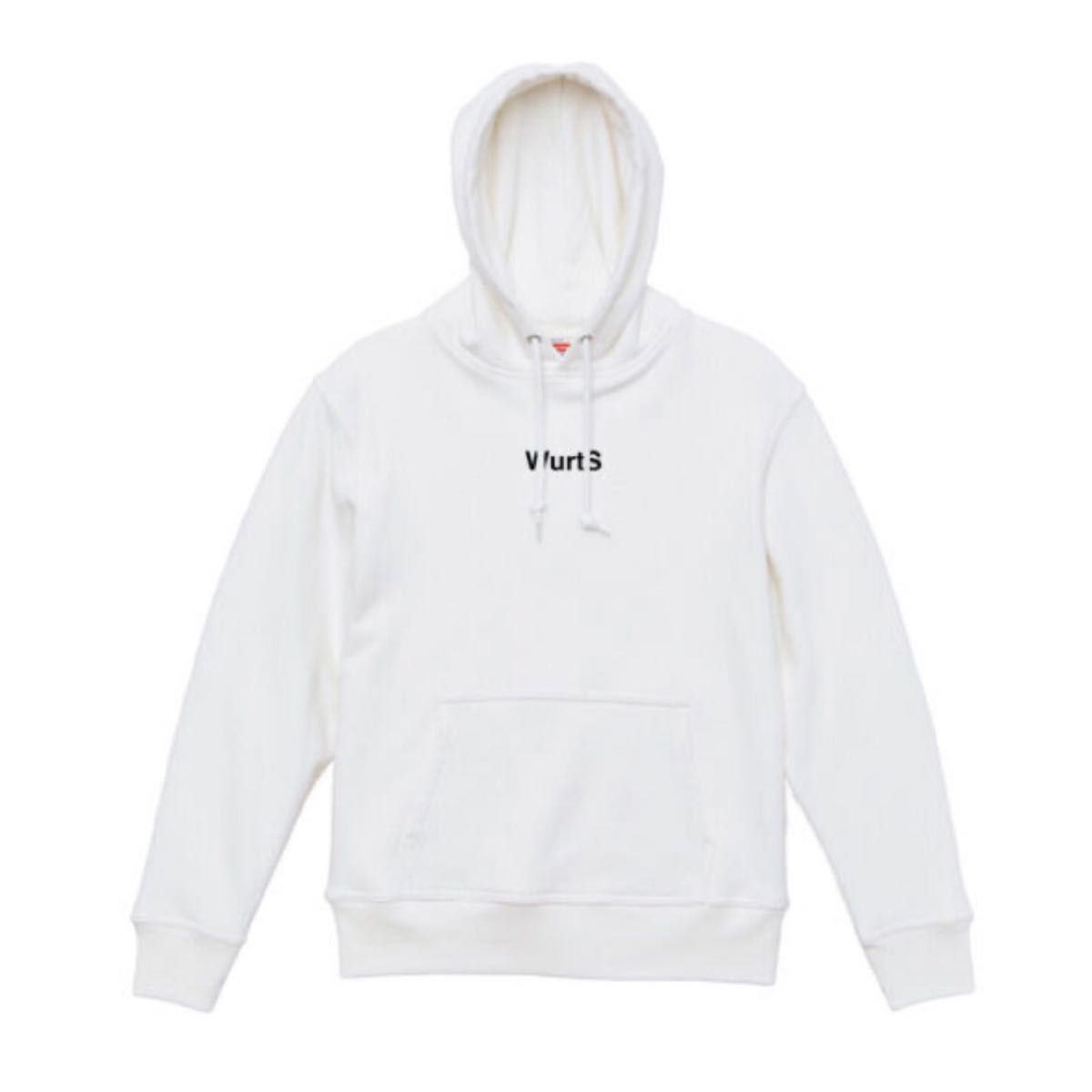 WurtS Logo Hoodie White Mサイズ ワーツ ロゴ 刺繍 フーディ WurtS Logo Hoodie White Mサイズ ワーツ ロゴ 刺繍 フーディ