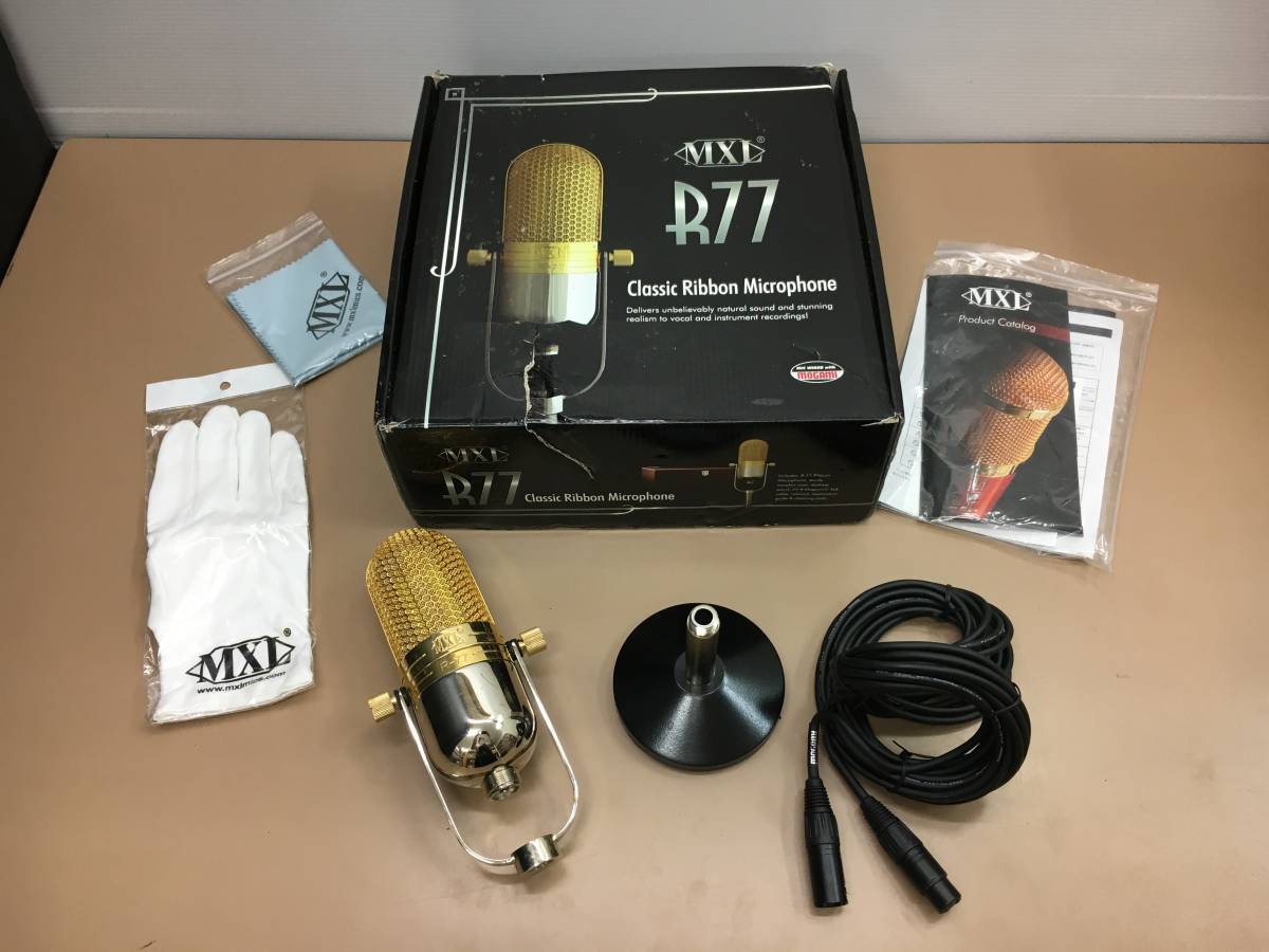 Yahoo!オークション - N096[08]109(マイク) ジャンク品 MXL R77 クラシ...