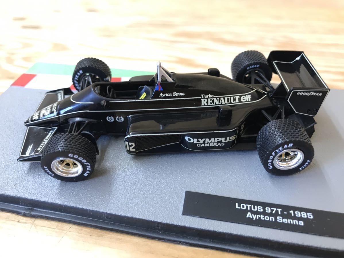 代購代標第一品牌－樂淘letao－mH 60 ロータス 97T 1985年 アイルトンセナ LOTUS 97T-1985 Ayrton Senna ミニカー F1マシンコレクション デアゴス ...