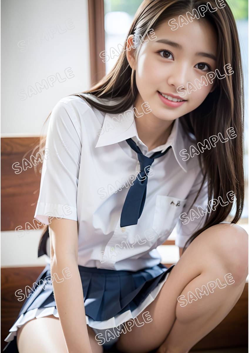 高品質 A4サイズポスター アートポスター セクシー 美女 美少女 制服 下着 写真 かわいい 女の子 コスプレ グラビア モデル Ai 27