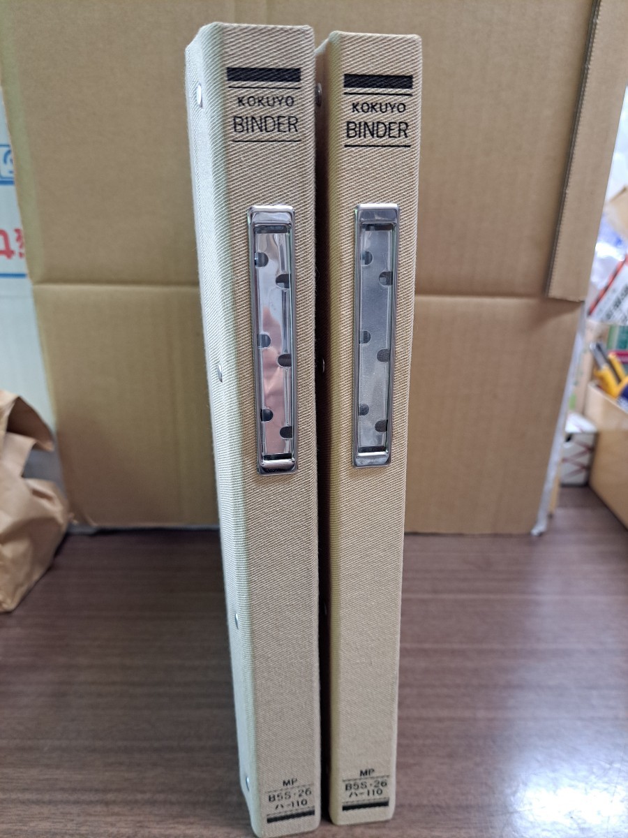 Yahoo!オークション - KOKUYO コクヨバインダーMP B5S-26 ハ-110 2冊