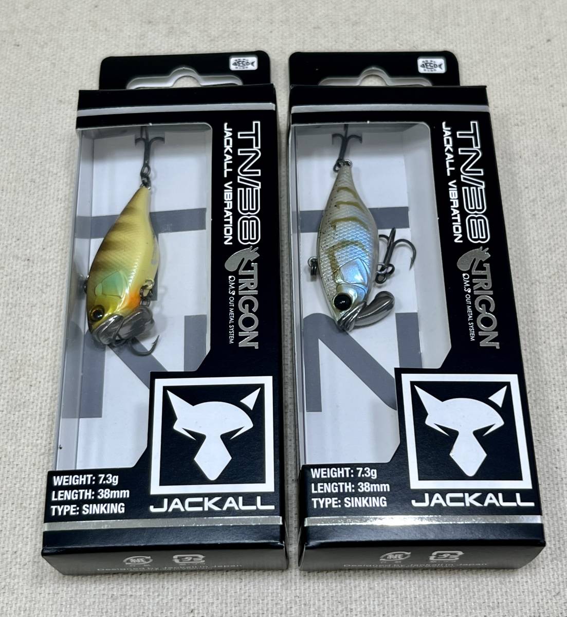 代購代標第一品牌－樂淘letao－ジャッカル TN38 トリゴン 2個セット 未開封品 ノイケギル ＆ サイトソコエビ JACKALL TN/38 TRIGON