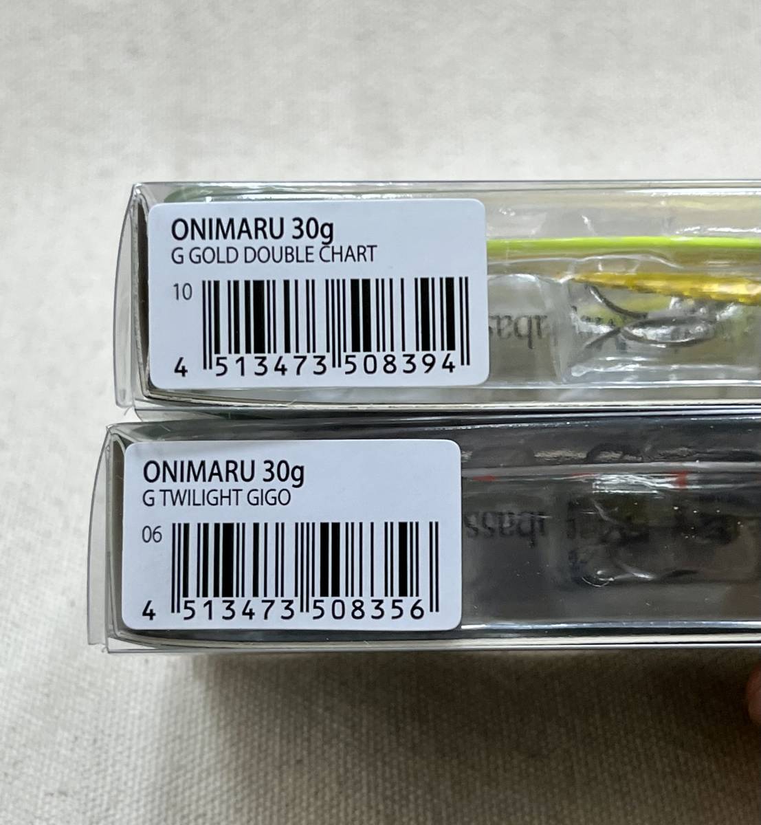 代購代標第一品牌－樂淘letao－メガバス オニマル 鬼丸 30g 2個セット 未開封品 G GOLD DOUBLE CHART ＆ G TWILIGHT GIGO Megabass ONIMARU