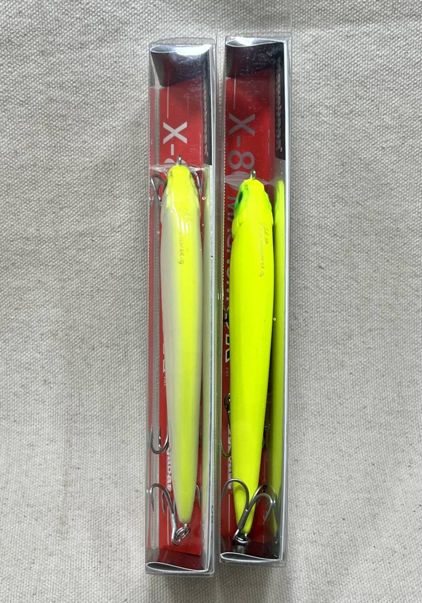 メガバス X-80 マグナム SR 2個セット DO CHART ＆ PM CHART BACK MEGABASS ハチマル MAGNAUM SR どチャート(ミノー)｜売買されたオークション ...