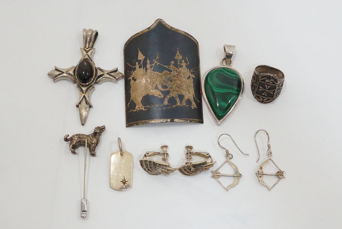 Yahoo!オークション - B645 シルバージュエリー 全てSILVER 925 ヴィン...