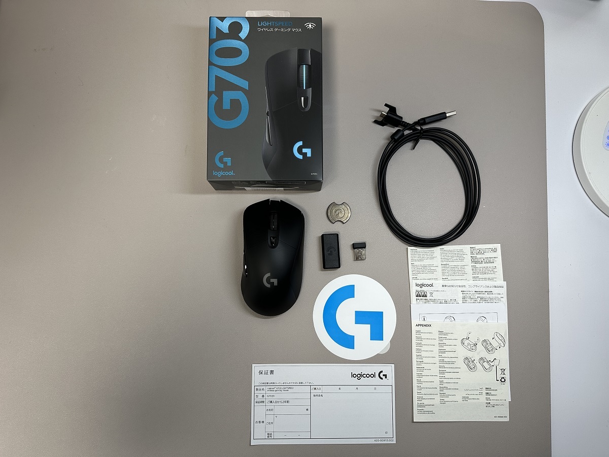 Yahoo!オークション - 超美品 ロジクール・ゲーミング・マウスG703