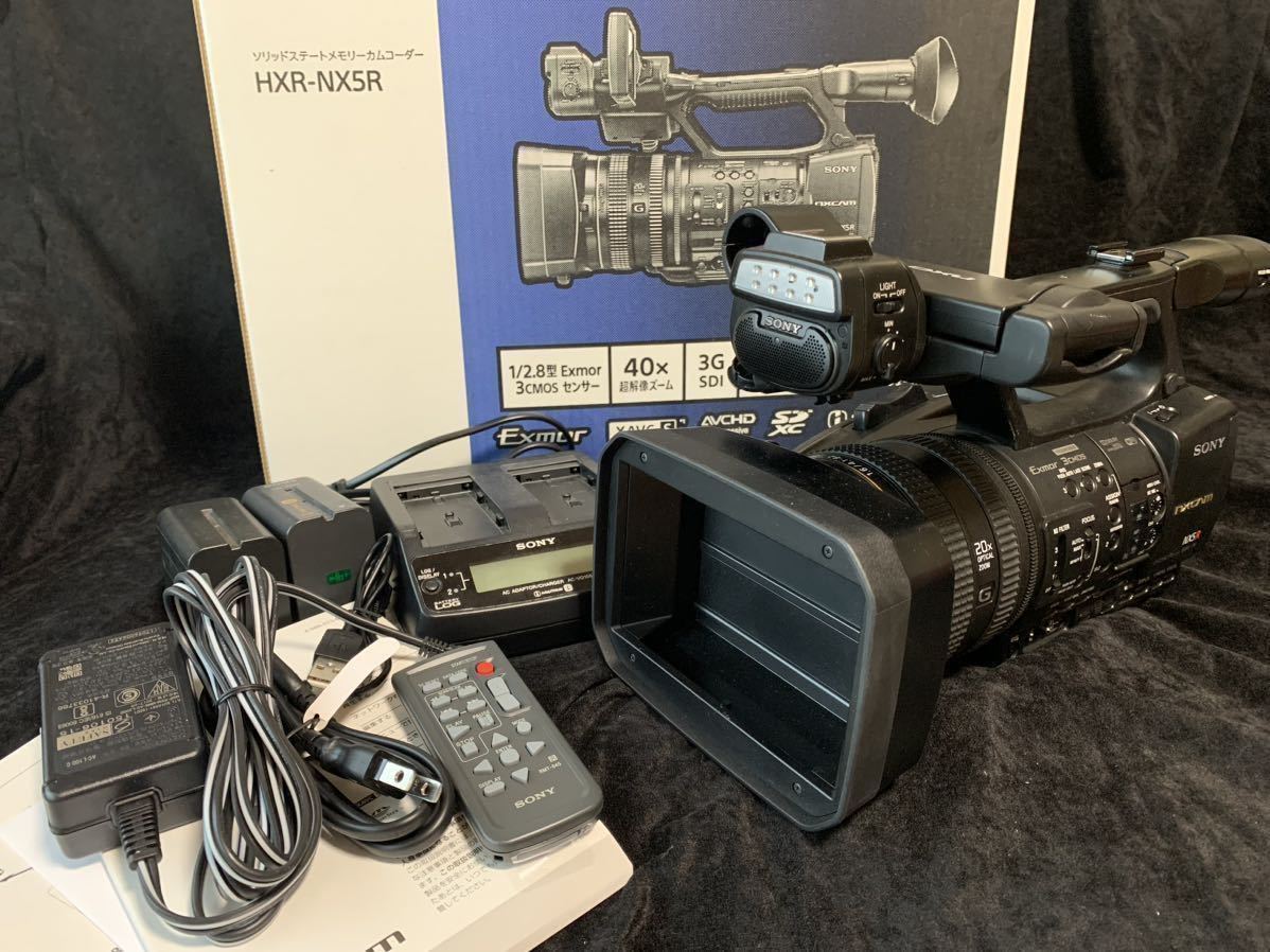 Yahoo!オークション - SONY ソニー HXR-NX5R 実働270時間 業務用 ビデ...