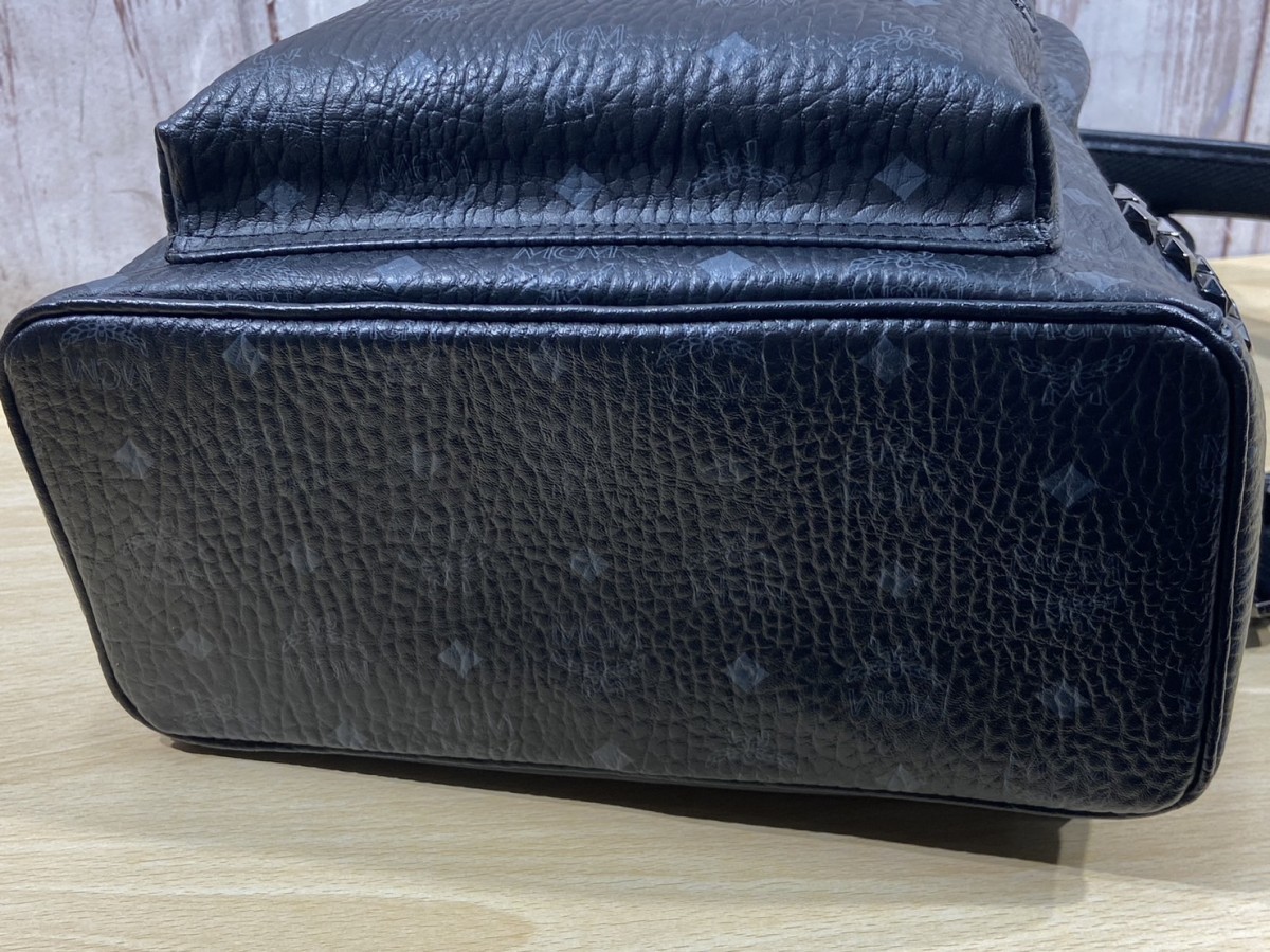 代購代標第一品牌－樂淘letao－MCM エムシーエム リュックサック MMK 7AVE99 BK001 ビセトス ブラック カラー、ブラック 男女兼用 7943G