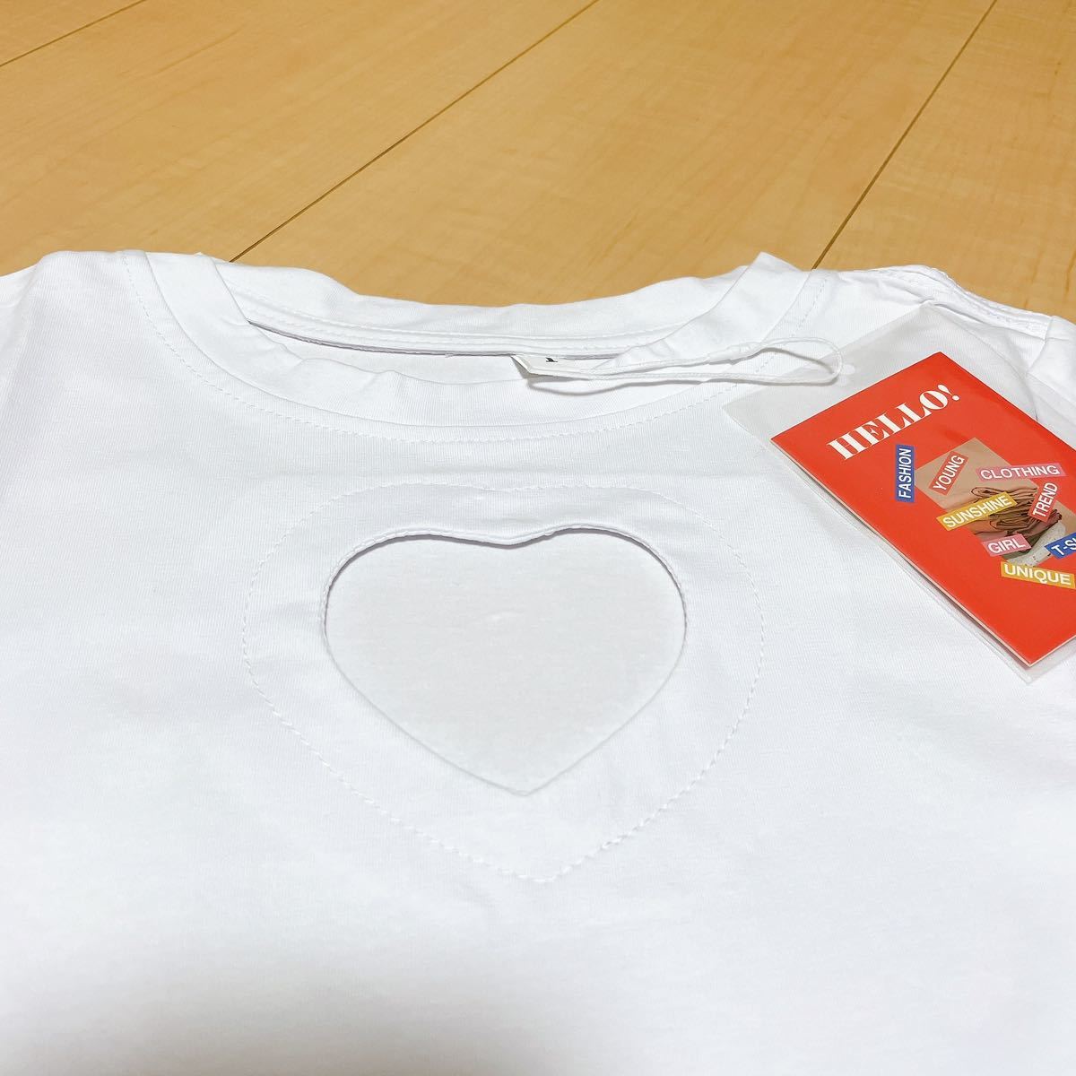 新品 胸ハート 穴あき トップス セクシー 夏 韓国 へそ出し チラ 新品 胸ハート 穴あき トップス セクシー 夏 韓国 へそ出し チラ