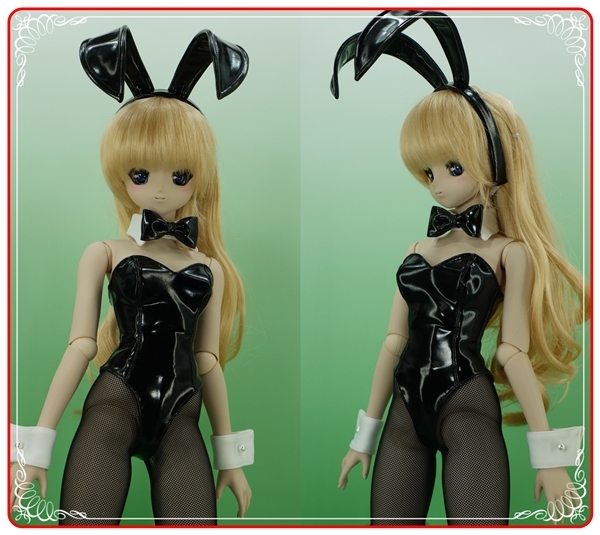 Yahoo オークション Dd M胸用エナメルバニーガールコスチュームセ