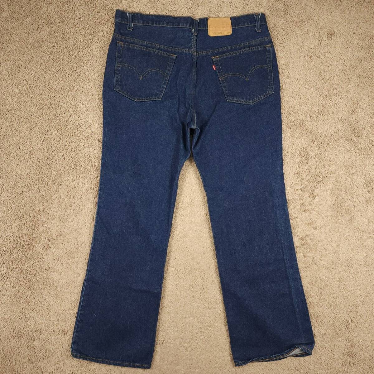 Vtg 1984 Levis 517 Bootcut Jeans 42x32 40x33 Dark Wash Blue Usa Made