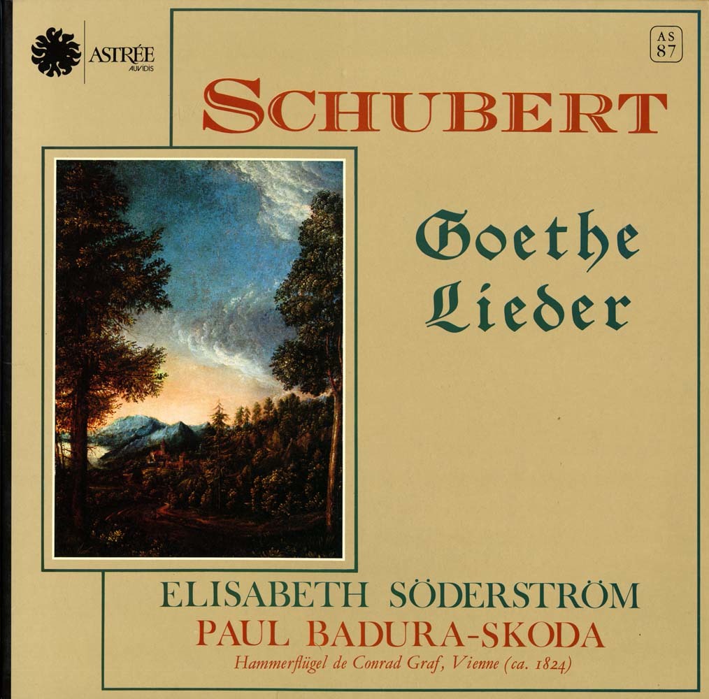 代購代標第一品牌－樂淘letao－ゼーダーシュトレーム、バドゥラ＝スコダ「シューベルト：ゲーテ歌曲集」長岡鉄男外盤A級セレクションNo.116 高音質優秀録音盤