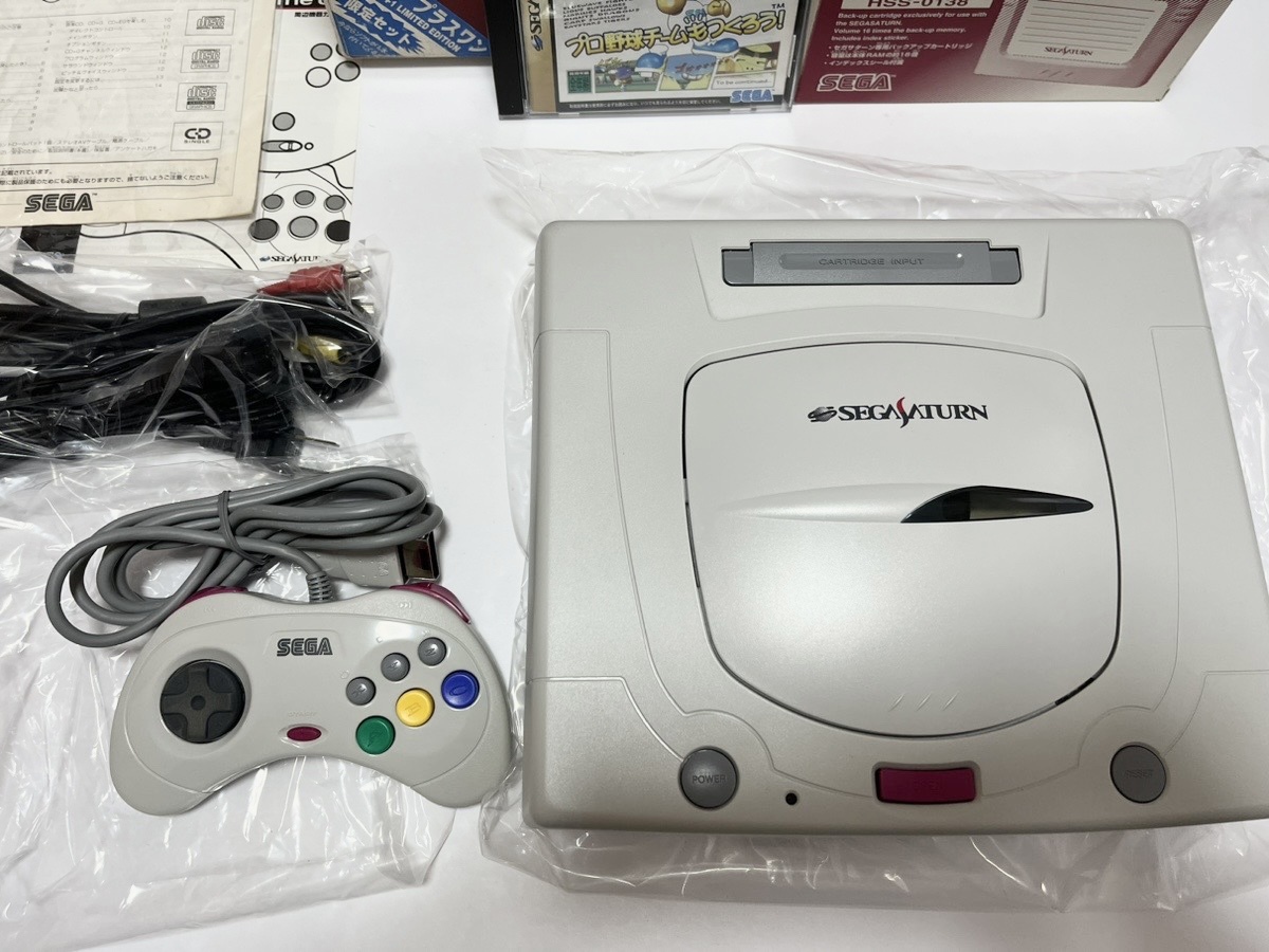 代購代標第一品牌－樂淘letao－【SS】セガサターン 本体 白 ソフト付き