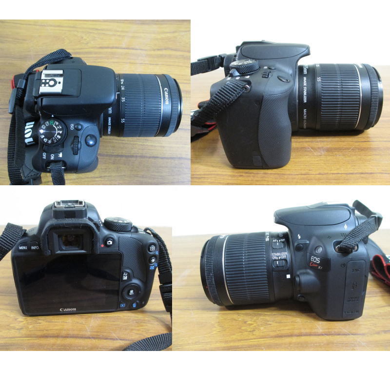 Yahoo!オークション - 【Y10/S】良品 CANON キヤノン EOS KISS X7 レン...