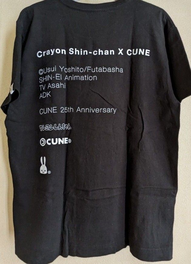 キューン CUNE 25周年記念 クレヨンしんちゃんTシャツ 野原 キューン CUNE 25周年記念 クレヨンしんちゃんTシャツ 野原