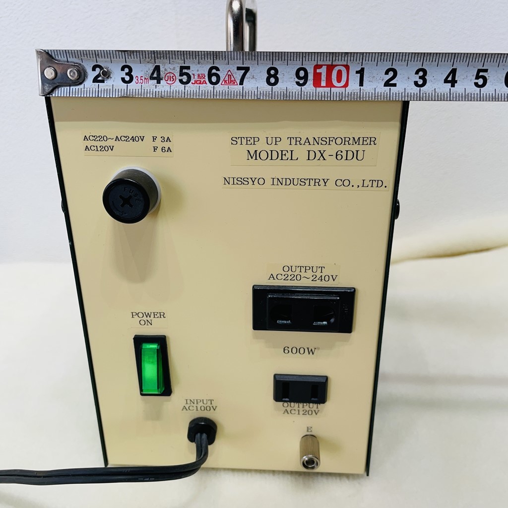 Yahoo!オークション - NISSYO 工業 ステップアップトランス DX-6DU 現...